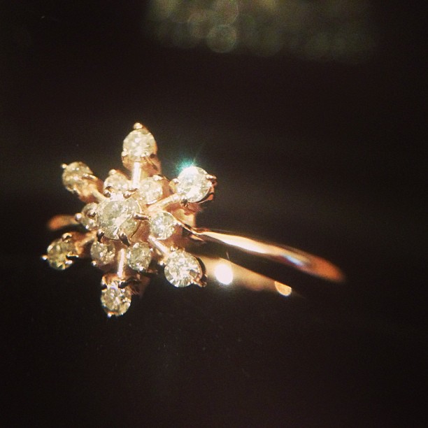 SUMMIT RING（K18PG・SNOW CRYSTAL）｜指輪・リング | EIKA LINKAGE